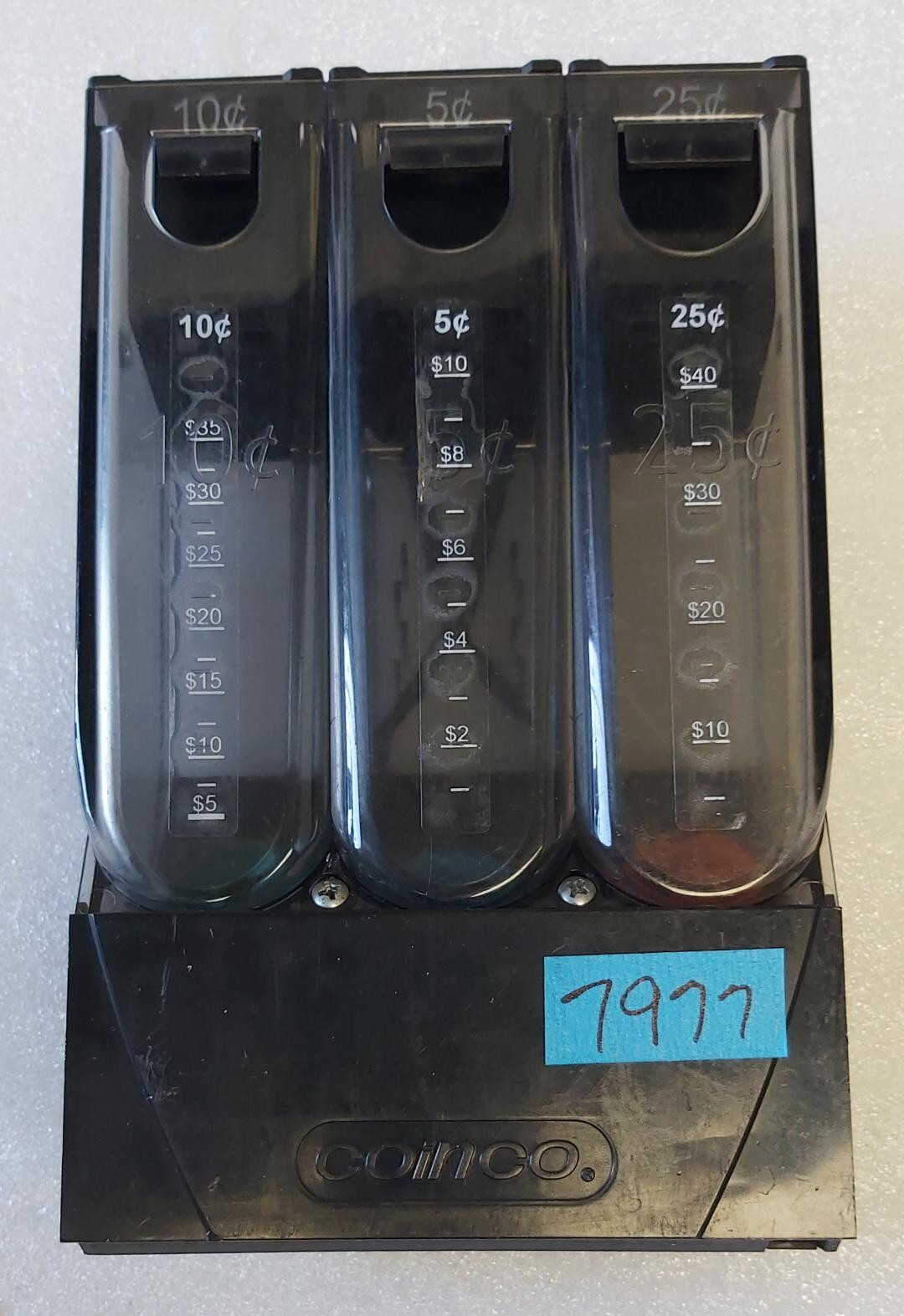 COINCO VORTEX VTX1 3 Tube Hopper Coin Mech Changer Acceptor Mechanism ...