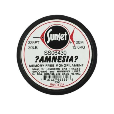 SUNSET AMNESIA MEMORY FREE MONO FISHING LINE - CLEAR 50 / 100M | eBay UK