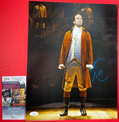 Lin-Manuel Miranda Signed Hamilton Broadway 11x14 Photo C Autograph JSA ...