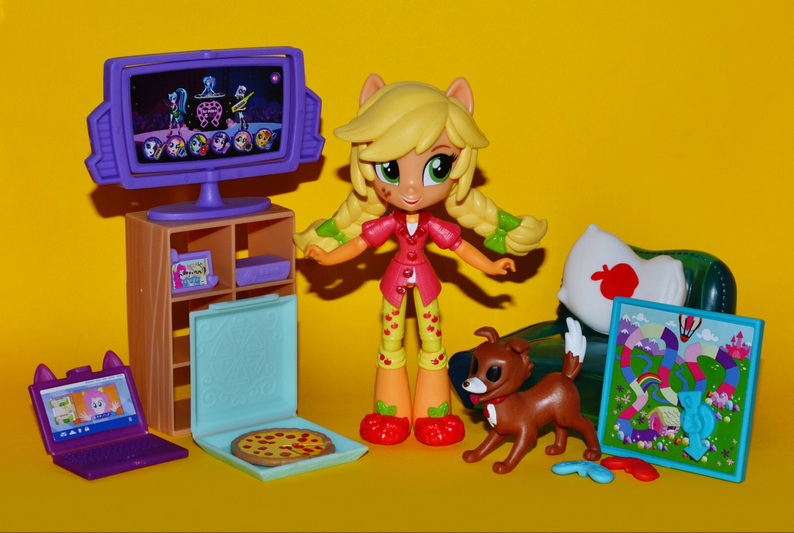My Little Pony Equestria Girls Minis Applejack Sleepover Slumber Party ...