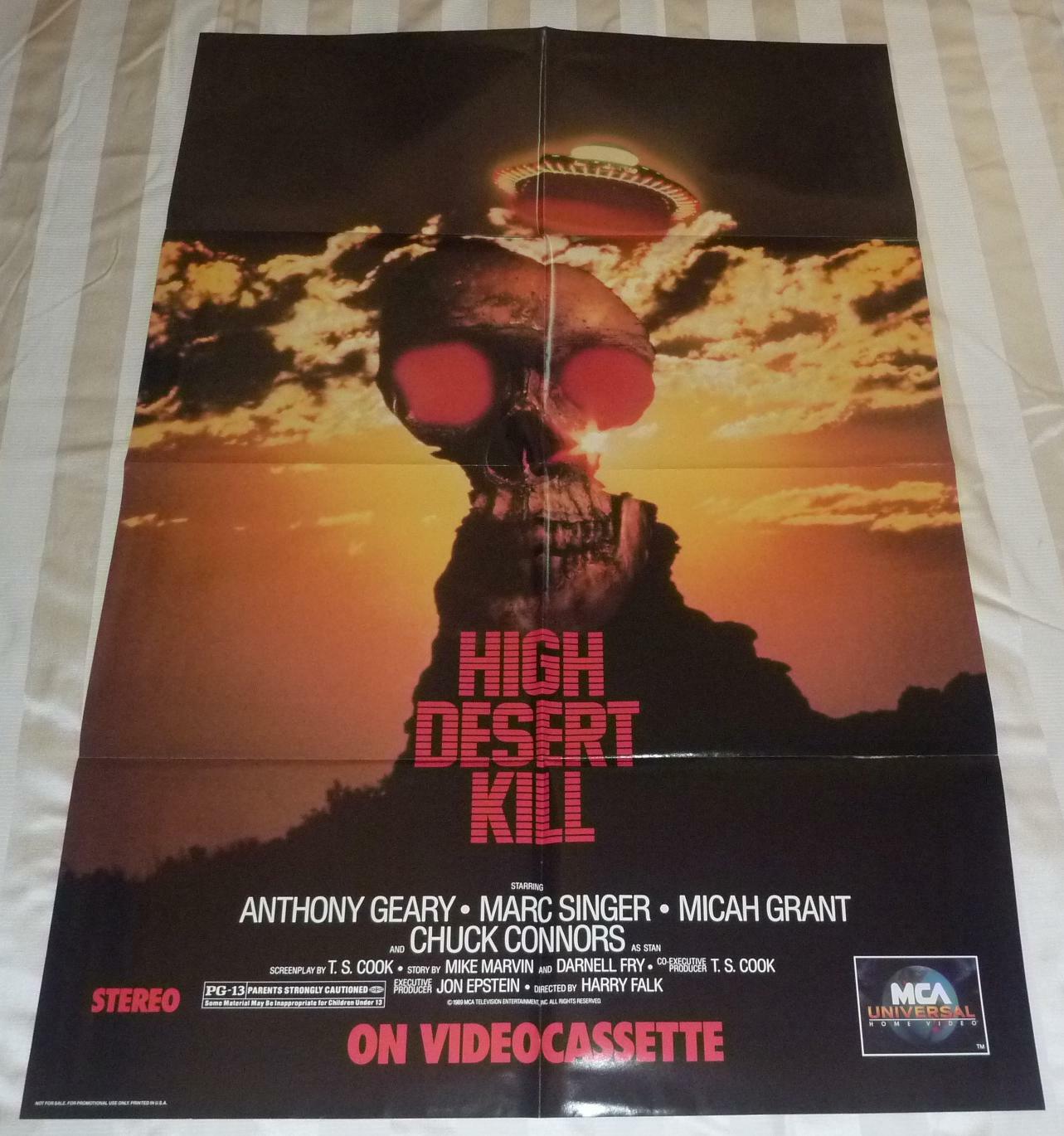High Desert Kill (1989) - Original Cult Horror Video Store Movie Poster ...