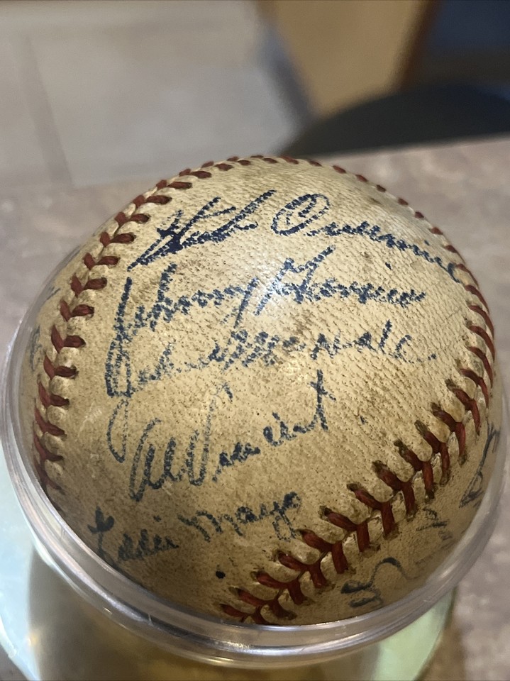 *Rare* 1944 Detroit Tigers Autographed Baseball signed by Players ...