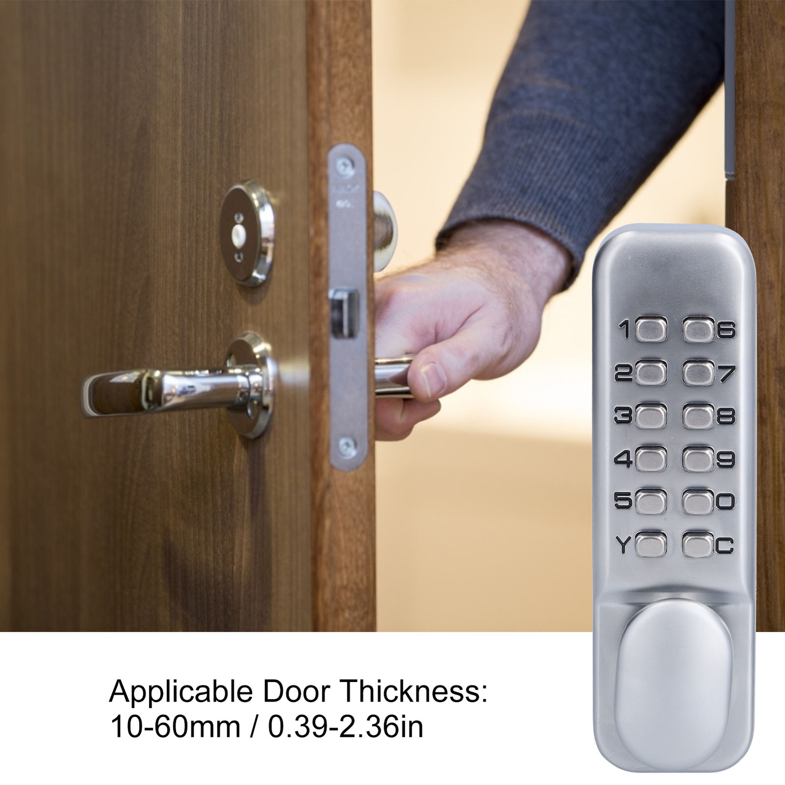 Mechanical Combination Lock Anti Theft Codes Lock For Bidirectional ...