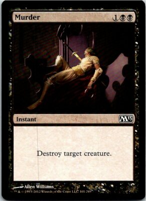 Murder Magic The Gathering 2013 Card Light Play X1 | eBay