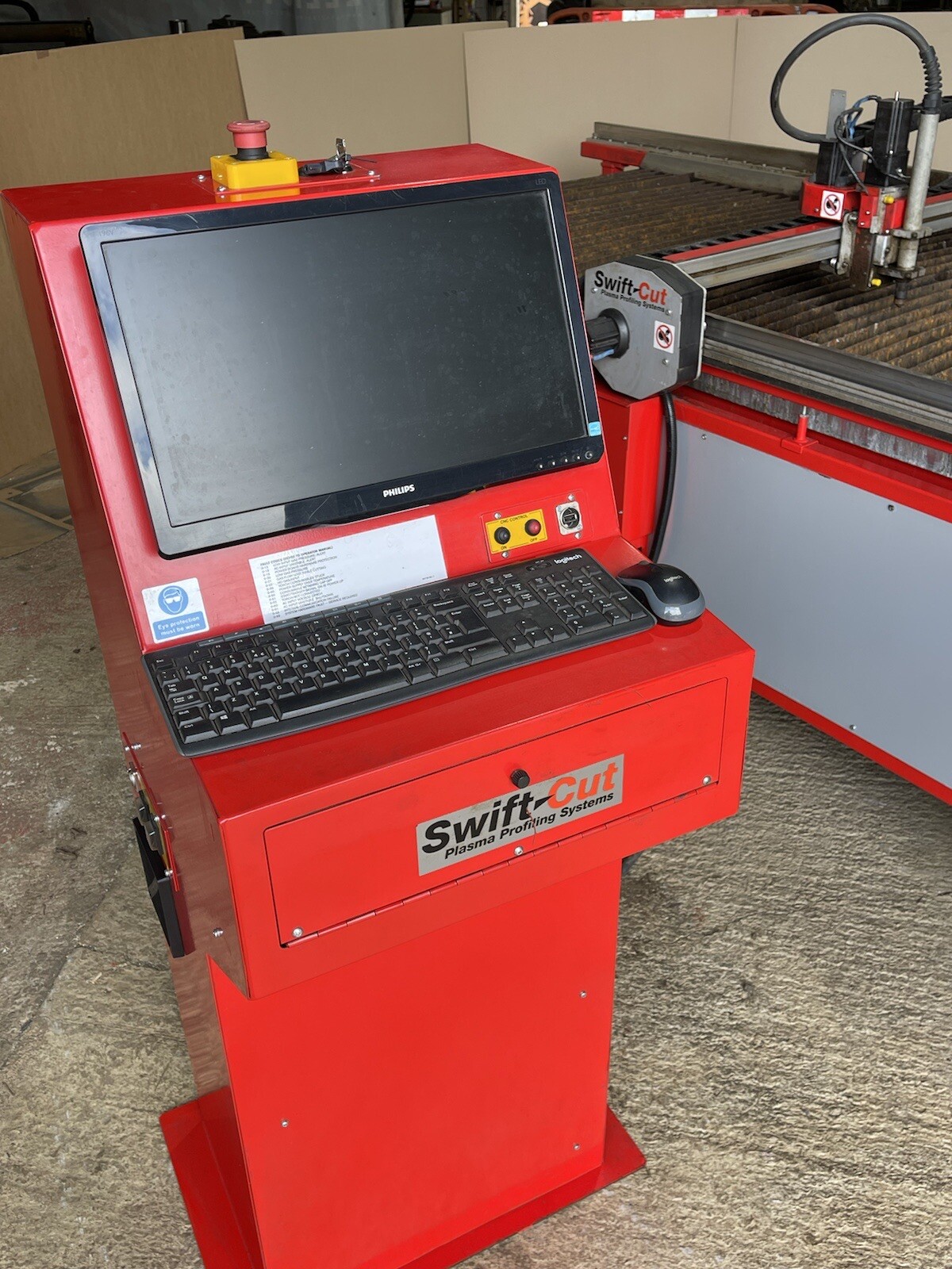 2013 Swift Cut MK2 8ft X 4ft Bed CNC Industrial Plasma Cutting Table ...
