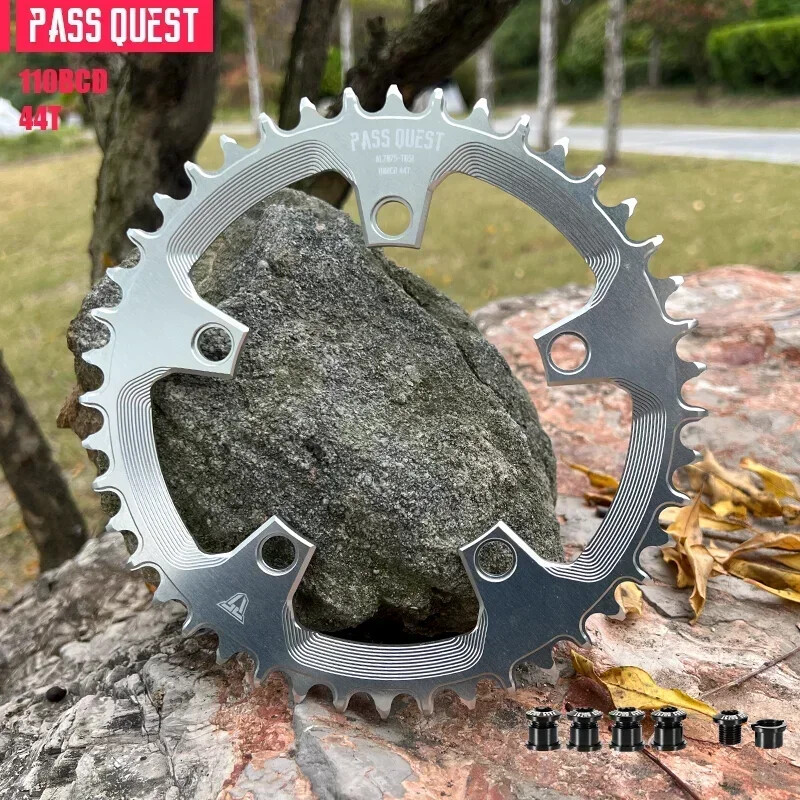 110BCD 5 Bolt Road Bike Narrow Wide Chainring 38T-58T Bicycle AERO ...