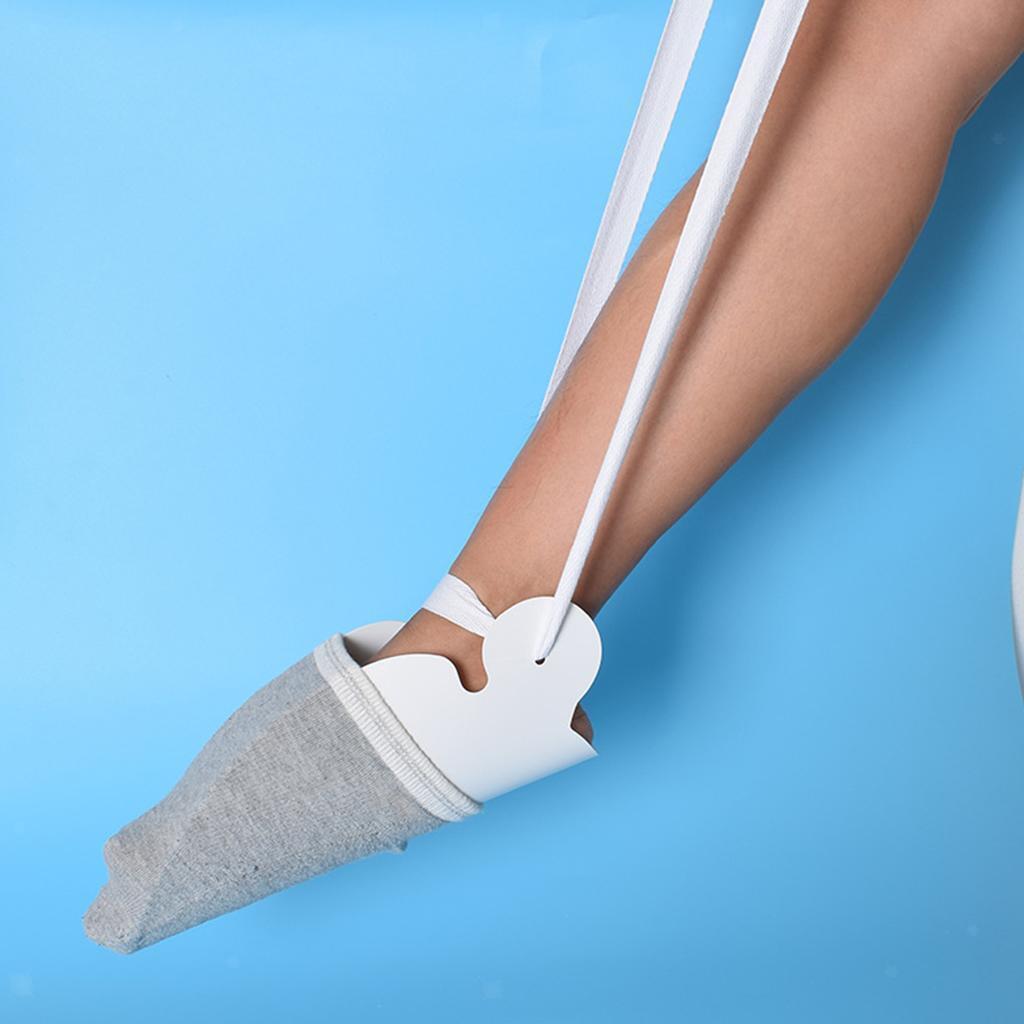 Socks Pulling Helper Portable Adjustable Ropes Foot Brace Sock Stocking ...
