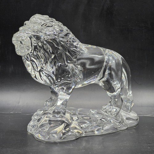 Vintage Wonders of the Wild Collection Lead Crystal Lion Figurine 7 ...