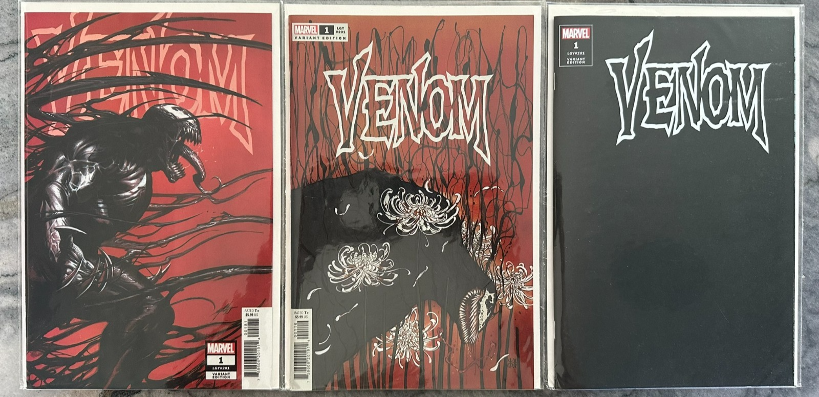 Venom #1 Peach Momoko 2021 Marvel Comics #201 Black Variant Gabriele ...