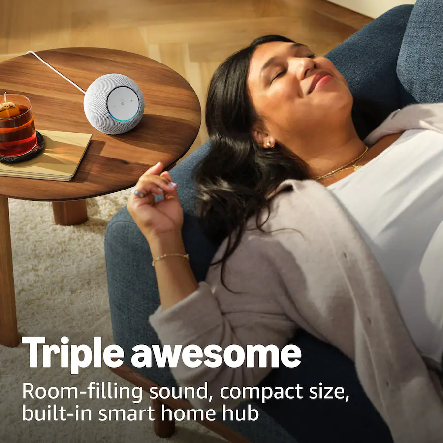 New 2025 Amazon Echo Dot Max w/ Room-filling sound, smart home hub ...