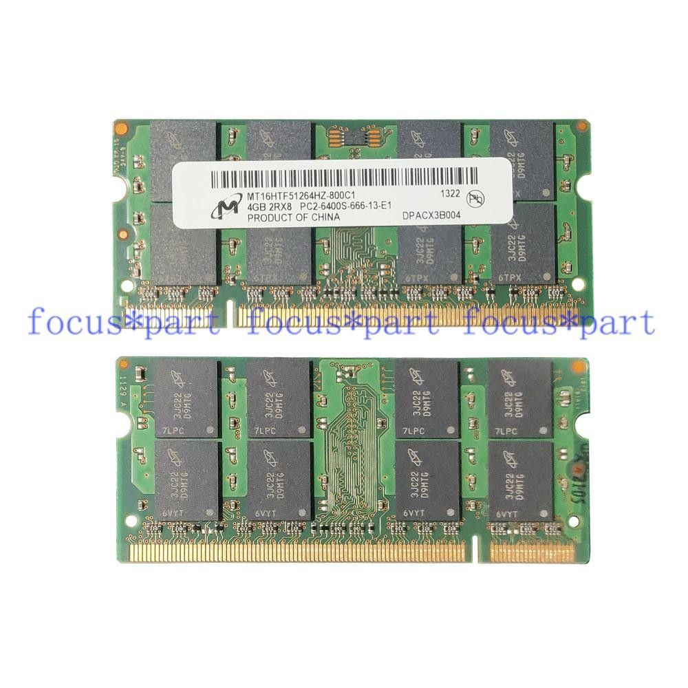 Micron 4 GB/8 GB RAM DDR2 800 MHz SO-Dimm PC2-6400S 200-pin Laptop ...