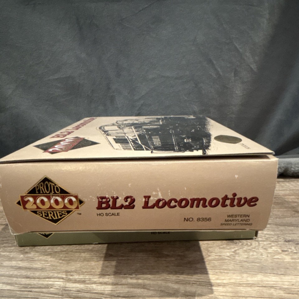 PROTO 2000 Series HO BL2 Diesel Locomotive Western Maryland Black 8356 ...