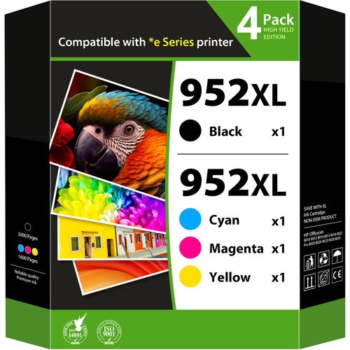 4x 952XL 952 XL Ink Set for HP OfficeJet Pro 8710 8210 7740 8720 8218 ...
