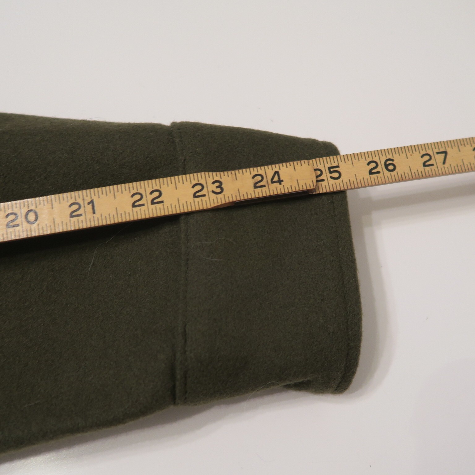 Military Issued US Army Olive Green Cold Wool Field B… - Gem