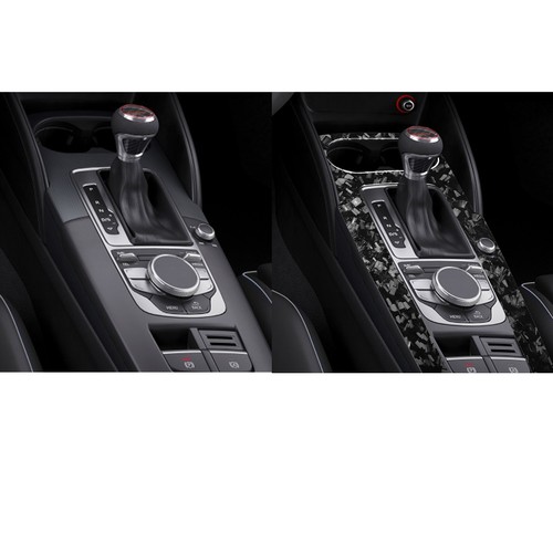 For Audi A3 S3 RS3 2014-2018 Genuine Carbon Fiber Gear Shift Lever ...