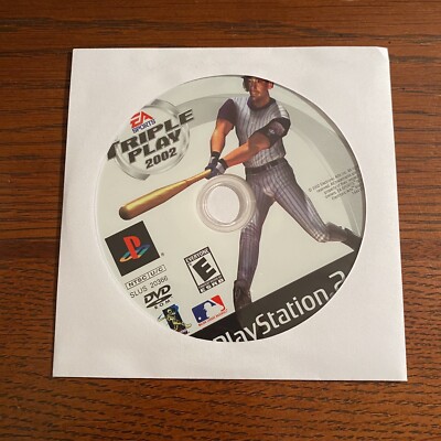 Triple Play 2002 (PlayStation 2, 2002) Disc Only, Tested, Working | eBay