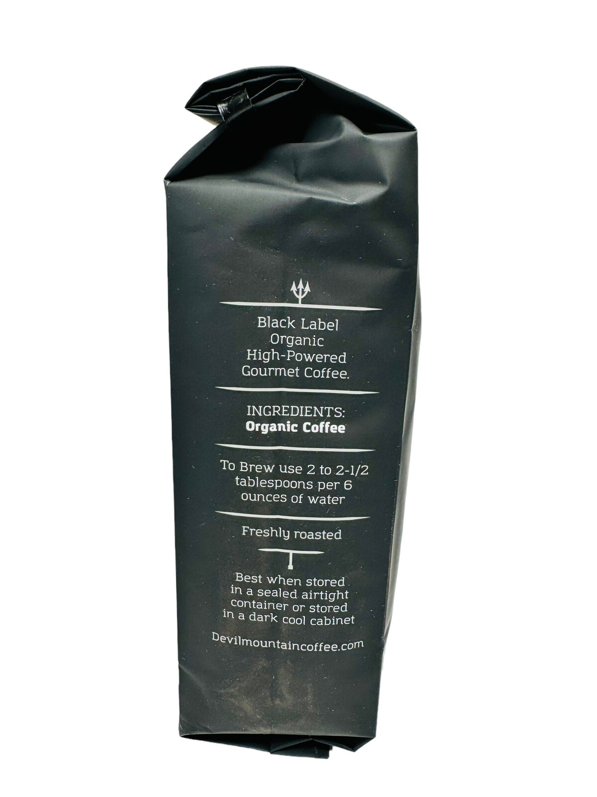 Black Label Devil Mountain Dark Roast Strong Ground Coffee 16 Oz-NEW ...