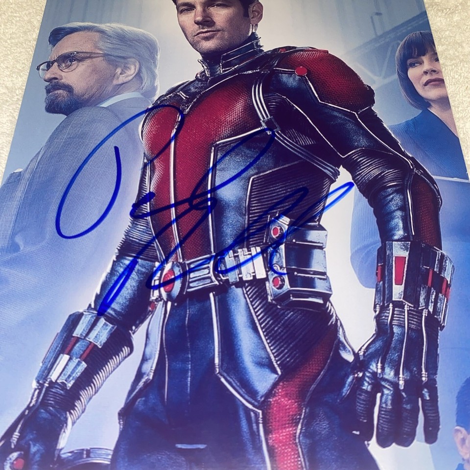 Paul Rudd Signed 8.5x11 autographed W/COA avengers ant-man | eBay