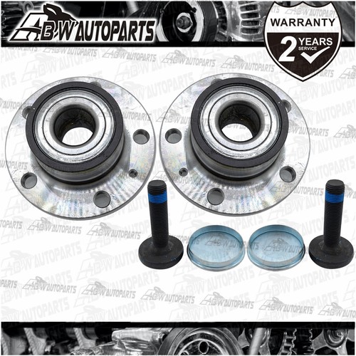 Rear Wheel Bearing + HUBS For Audi Q3 VW GOLF MK VI Skoda Superb ...