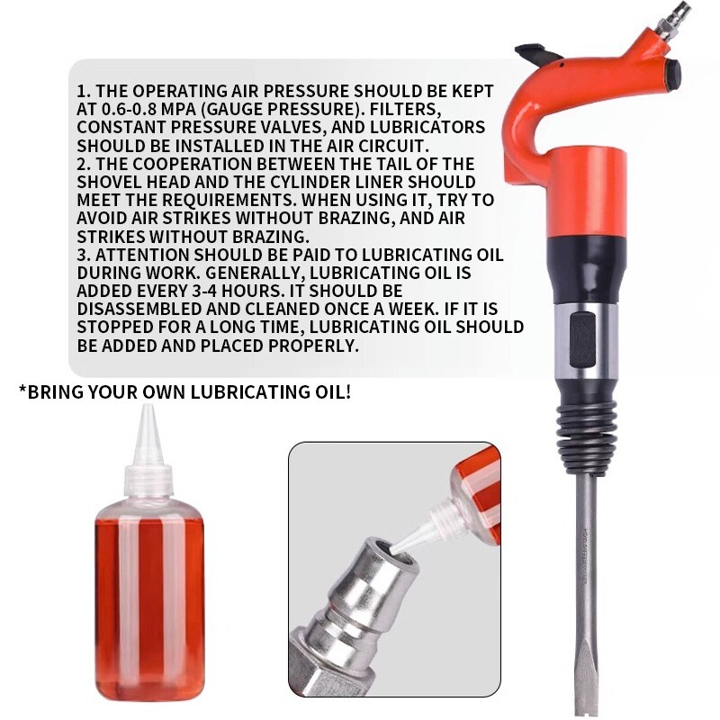 Pneumatic Wind Pick C4/C6 Air Shovel Pick Drill Pneumatic Chisel Stone ...