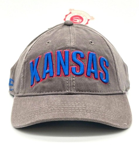 University of Kansas Jayhawks NCAA Mens Gray ProFlex Fitted Sports Hat ...