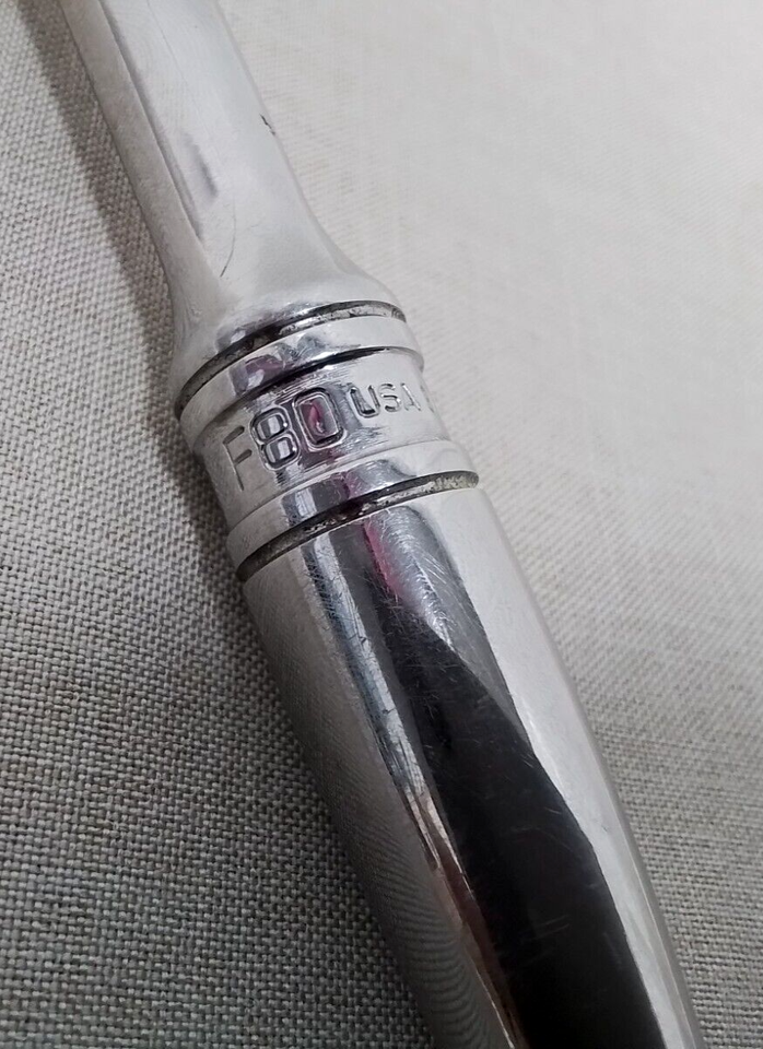 Snap-On Tools USA F80 Ratchet 3/8" Drive Chrome Standard Fixed Head | eBay