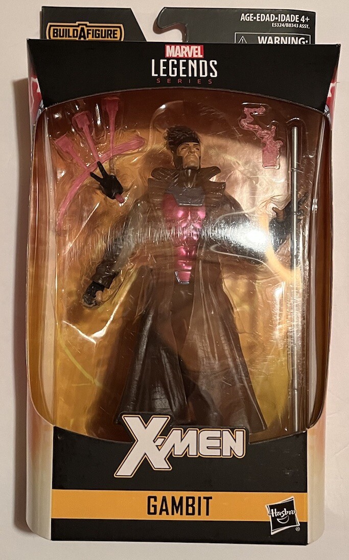 Marvel Legends Gambit Caliban BAF Action Figure X-Men Remy LeBeau ...