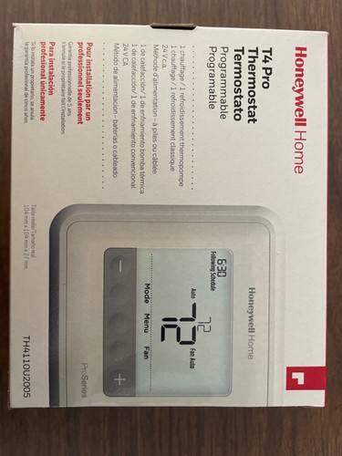 Honeywell Home T4 Pro Thermostat Programmable TH411OU2005 Pro Series | eBay