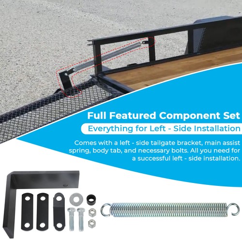 For Most Utility and Trailer Tailgate Spring Lift Assist Kit Left and ...