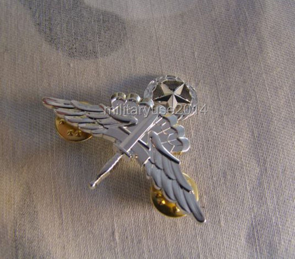 NEW Metal Silver US Army Free Fall Jump Master Badge Pin Insignia Army ...