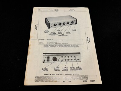 Vintage Brook Model 4B Sams Photofact | eBay