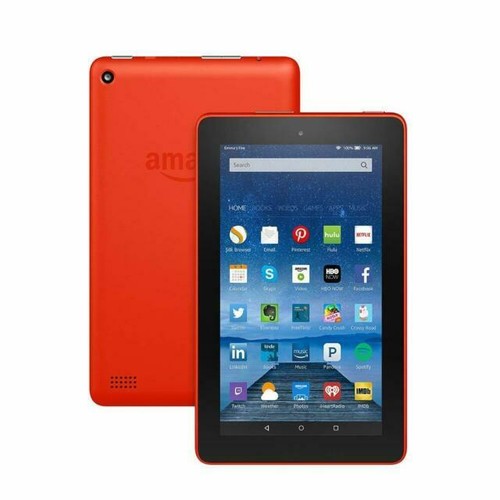 Amazon Fire 7 (7th Generation) 8GB, Wi-Fi, 7" Tablet - Red 841667122540 ...
