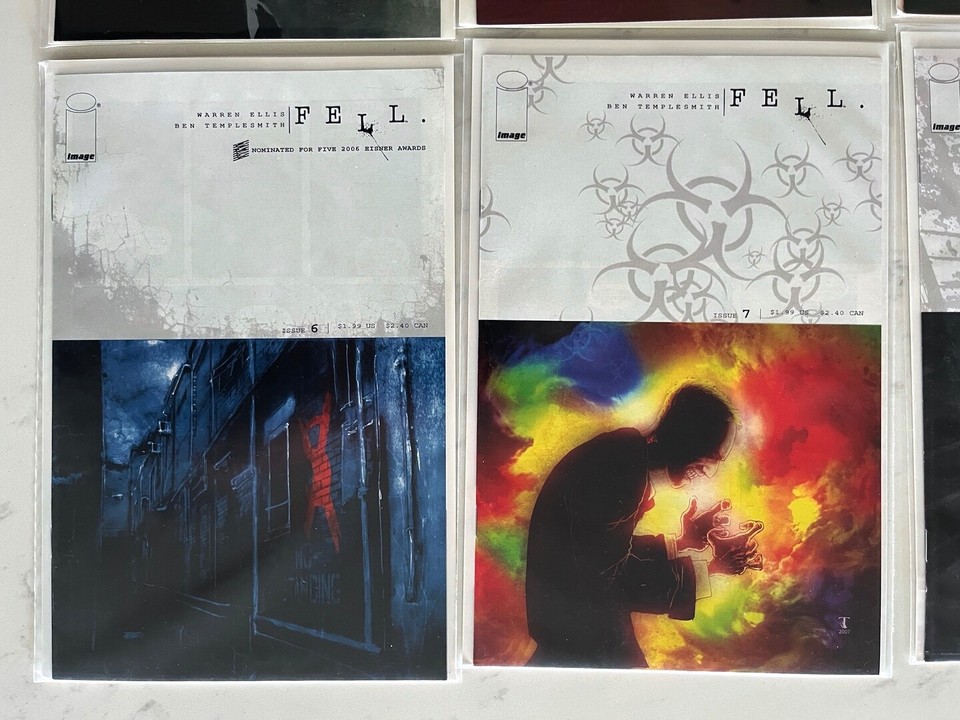 Ben Templesmith comic book lot: Fell, Singularity 7, Blood Stained ...