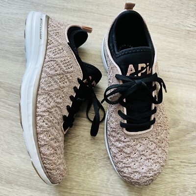 APL Techloom Phantom Rose Gold and Black Sneakers Sz 7.5 SB-M | eBay