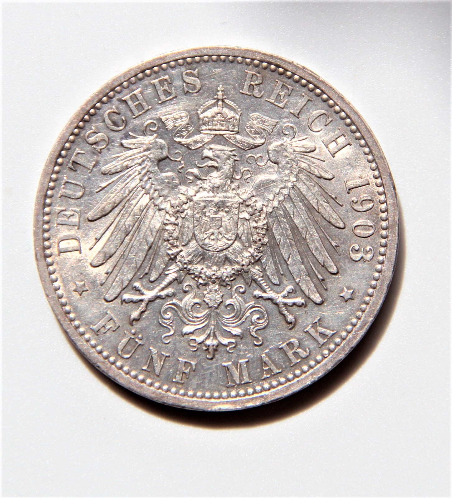 5 Mark Baden 1903 in außergewöhnlicher Erhaltung , vz-st , Superstück | eBay.de
