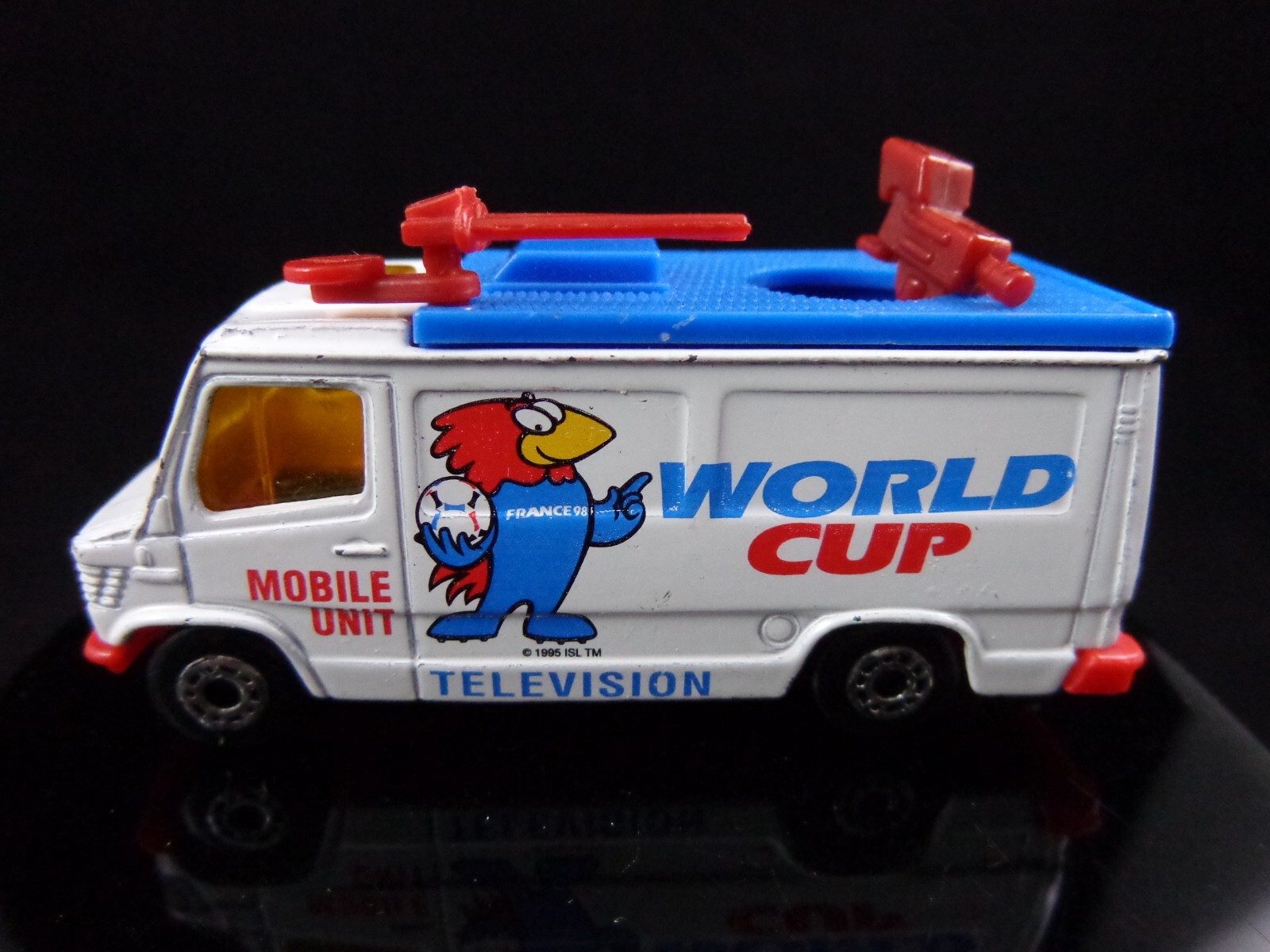 MATCHBOX TV NEWS TRUCK WORLD CUP SOCCER MOBILE UNIT TELEVISION | eBay