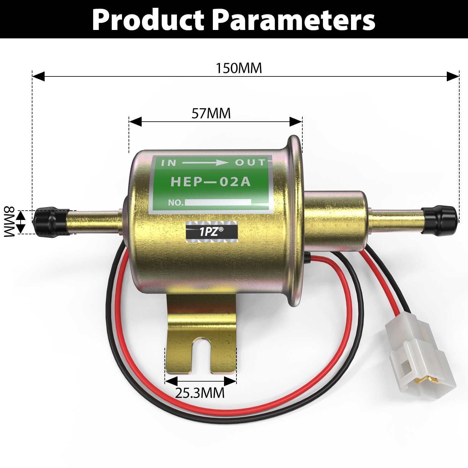 2x Electric Fuel Pump HEP-02A for John Deere F735 F915 F925 F935 OEM # ...