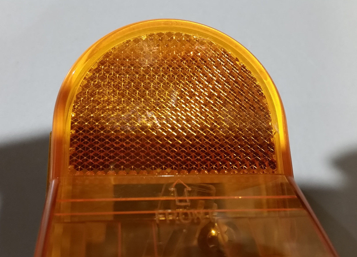 *NEW* OPTRONICS 6" AMBER Oval Sealed LED Intermediate Marker Light ...
