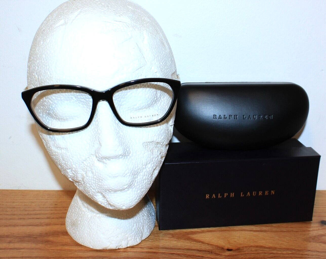 RALPH LAUREN Women's Black w/Gold Chain Link EYEGLASSES Frames 6185, 55 ...