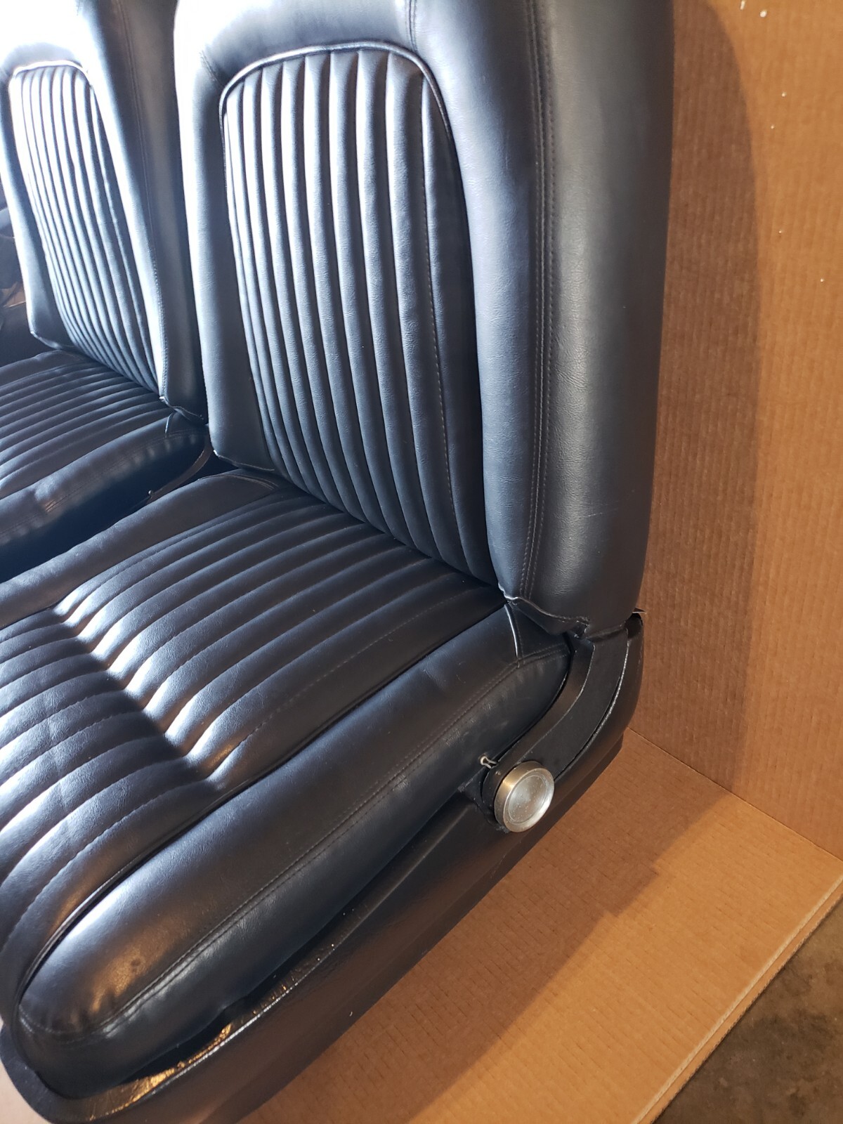 1961-1963 Ford Thunderbird Front Seats BLACK No Seat Tracks - Coupe | eBay