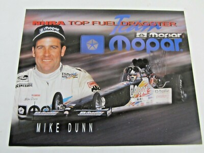 NHRA 1999 Mike Dunn Team Mopar Top Fuel Dragster Drag Racing Track ...