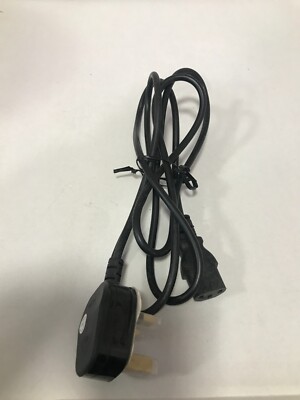 1.67 METER IEC C13 MAINS POWER CABLE MONITOR PC KETTLE LEAD UK PIN PLUG ...