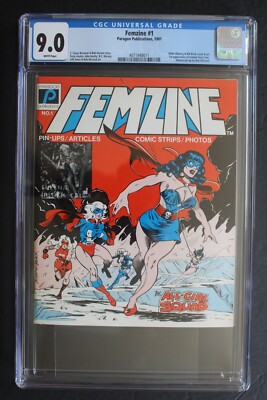 FEMZINE #1 Paragon GGA 1981 Femme Force Phantom Lady Miss Victory ...