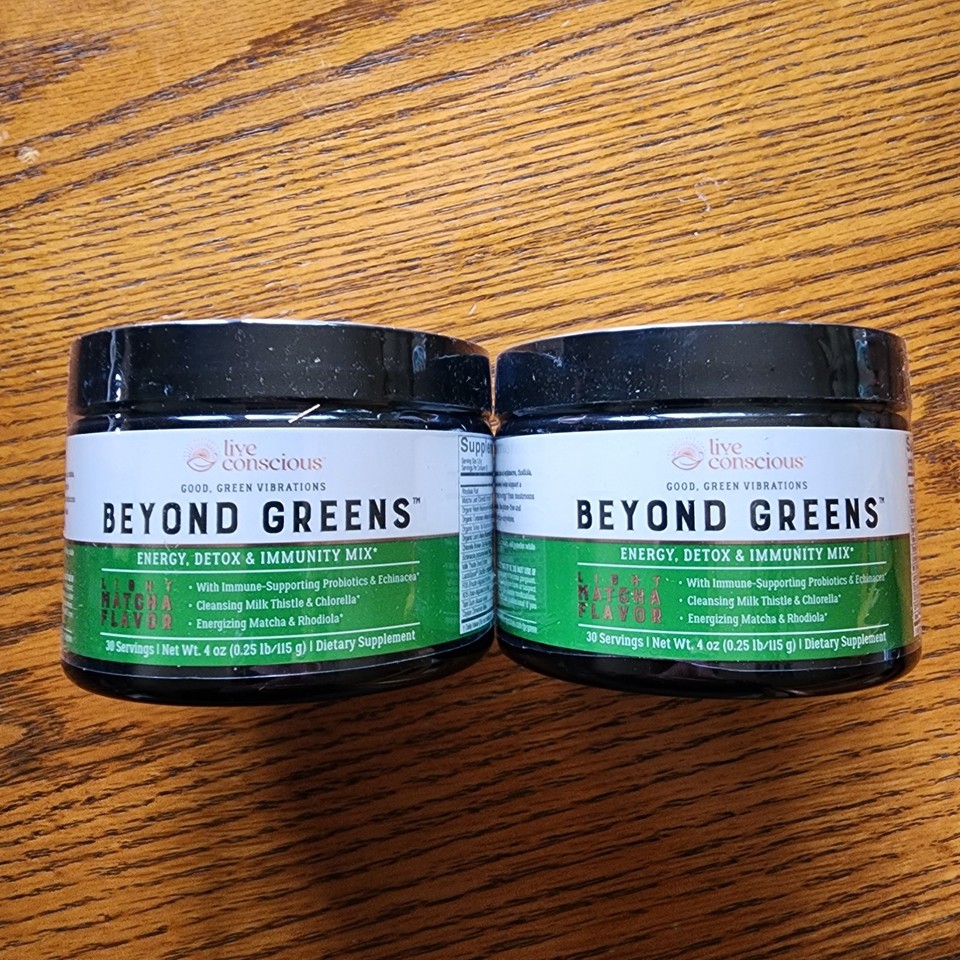 Live Conscious Beyond Greens Superfood Powder 4 Oz, 2 Pack. | eBay
