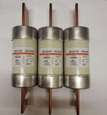 New Mersen TR600R 600 Amp 250 Volt Dual Element Class RK5 Fuse Free ...