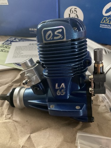 OS RC PLANE Engine - OS MAX LA 65 Blue #16500 BRAND NEW in Original ...