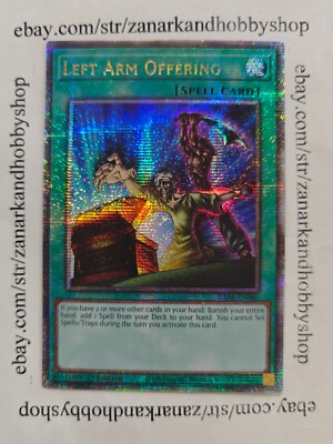 Yugioh Left Arm Offering - Quarter Century Secret Rare - RA04-EN086 | eBay