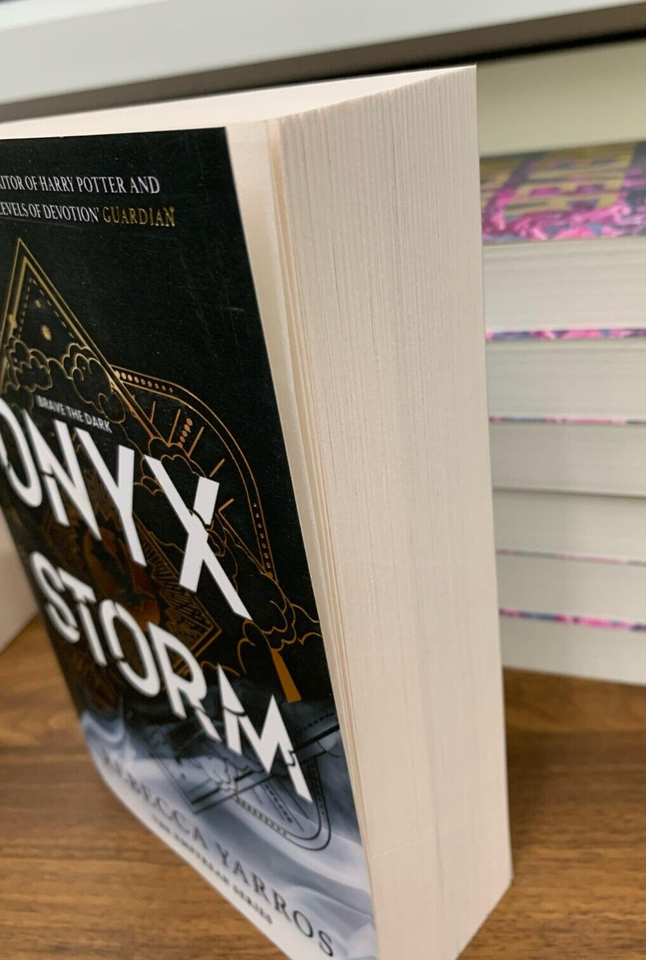 Onyx Storm Paperback By (Rebecca Yarros) fast shipping UK | eBay