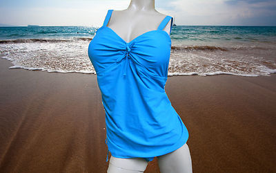 NWT INGEAR WOMEN'S Turquoise SIDE TIE Bathing Suit SWIMSUIT SWIM DRESS ...