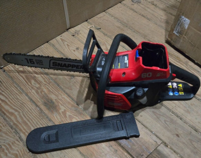 Snapper 60v Brushless 16" Cordless Chainsaw (SC60V, Tool Only) - Very ...